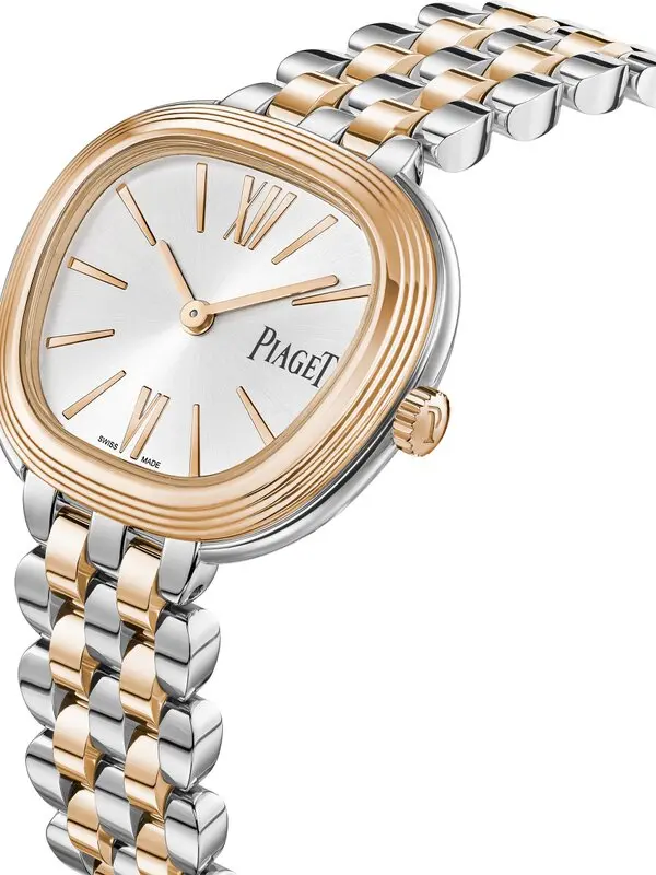 PIAGET Sixtie 18k Rose Gold & Stainless Steel Watch/29mm