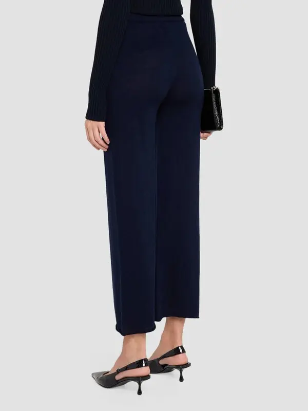 Majestic Filatures Cashmere Wide-leg Ankle Pants