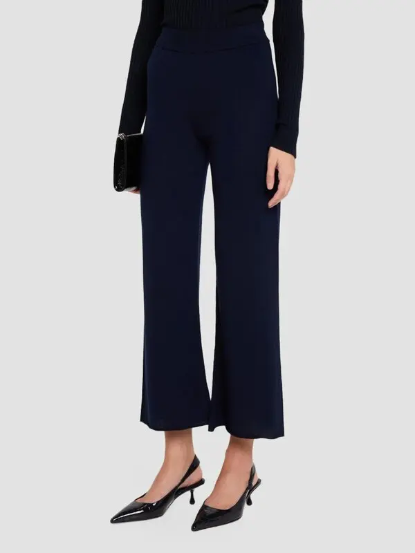 Majestic Filatures Cashmere Wide-leg Ankle Pants