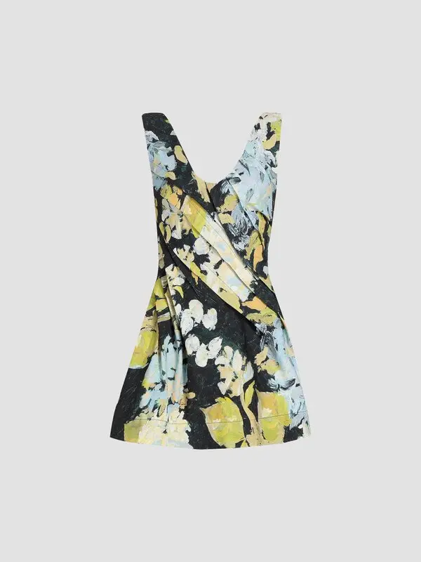 Acler Forever Young Benier Mini Dress - Hamptons Hydrangea