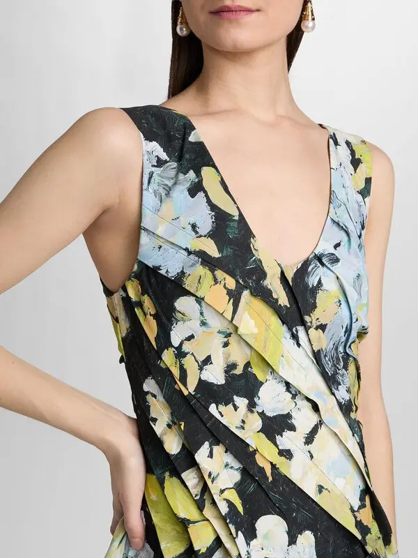 Acler Forever Young Benier Mini Dress - Hamptons Hydrangea