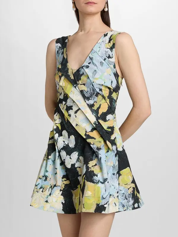 Acler Forever Young Benier Mini Dress - Hamptons Hydrangea