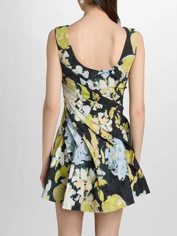 Acler Forever Young Benier Mini Dress - Hamptons Hydrangea