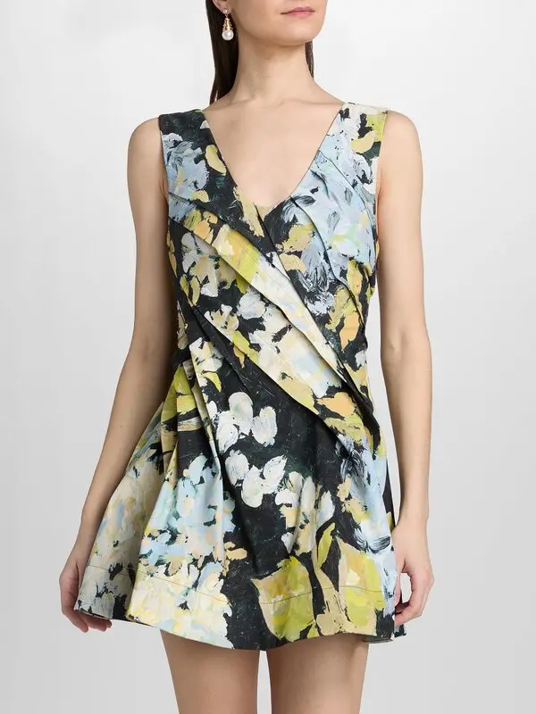 Acler Forever Young Benier Mini Dress - Hamptons Hydrangea