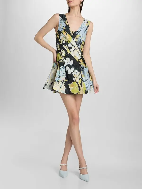 Acler Forever Young Benier Mini Dress - Hamptons Hydrangea