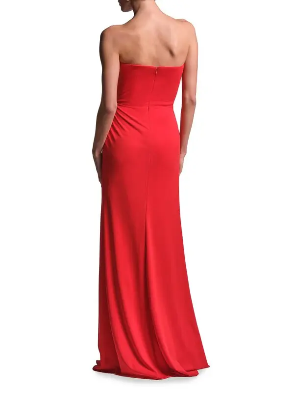 Bcbgmaxazria Stella Twisted Strapless Gown