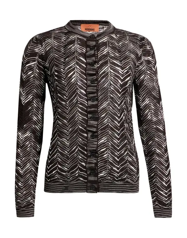 Missoni Cardigan Dark Size Wool, Viscose