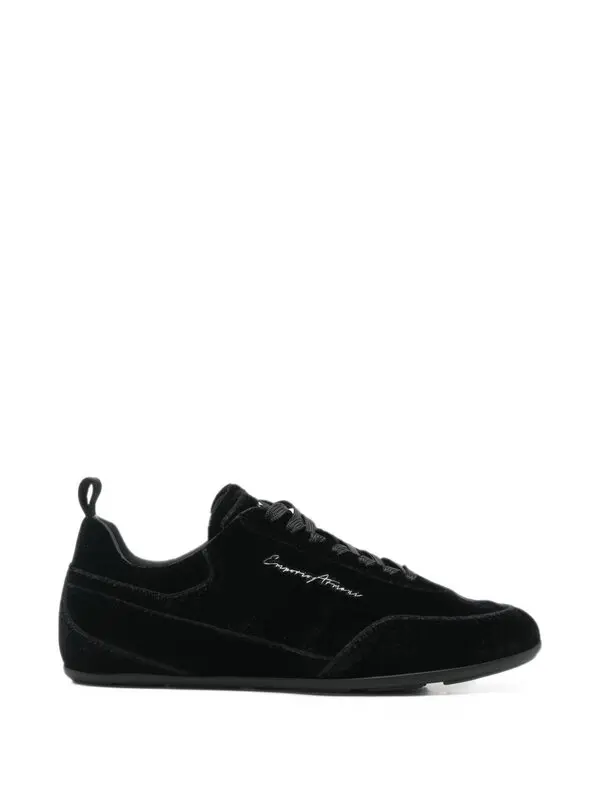 Emporio Armani Velvet Sneakers
