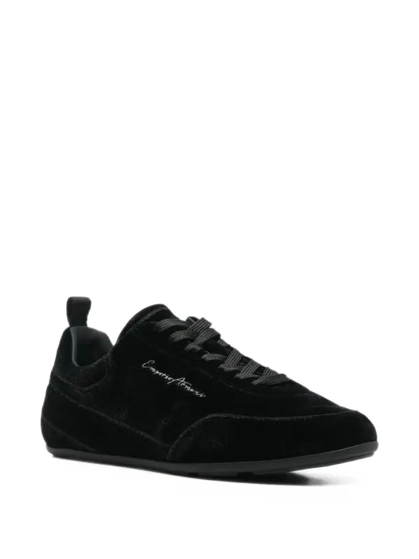 Emporio Armani Velvet Sneakers