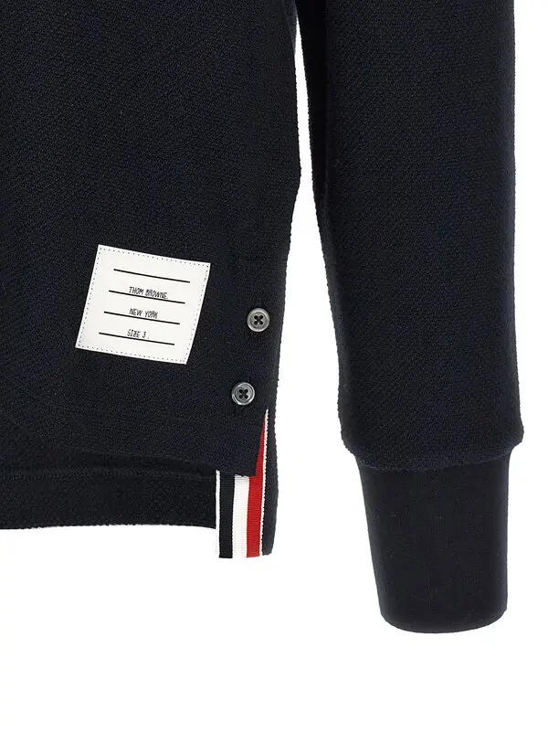 Thom Browne 4 Bar' Polo Shirt - Blue