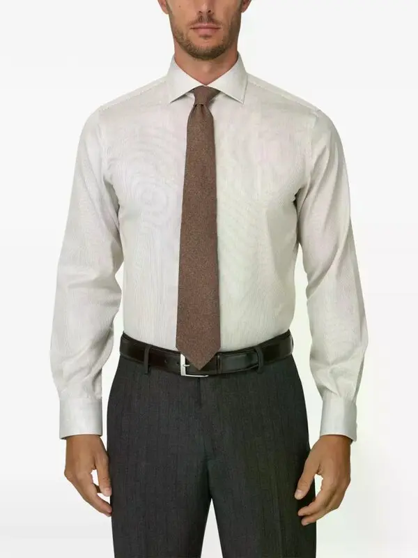 Boggi Milano Striped Cotton Shirt Regular Fit