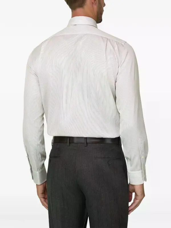 Boggi Milano Striped Cotton Shirt Regular Fit