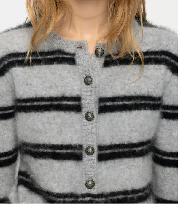 Zadig&Voltaire Voltaire Mandala Striped Cardigan