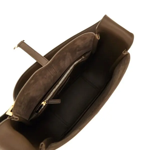 Saint Laurent Small 'le 5 À 7 Soft' Leather Bag - Brown