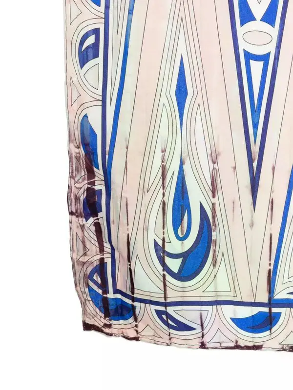 Emilio Pucci Mirror-tassel Silk Foulard