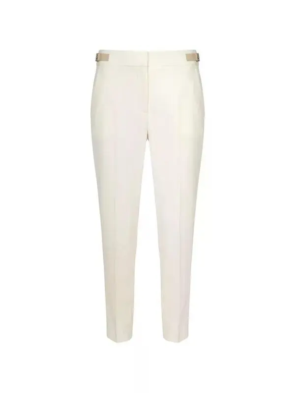 Max Mara Buckled-waist Wool Trousers
