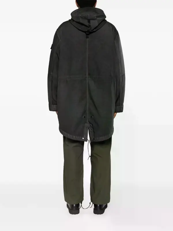 Stone Island Check-print Reversible Parka