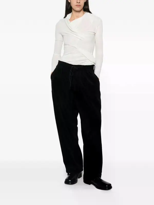 Y3 Velvet-effect Trousers