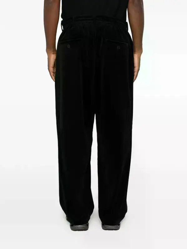Y3 Velvet-effect Trousers