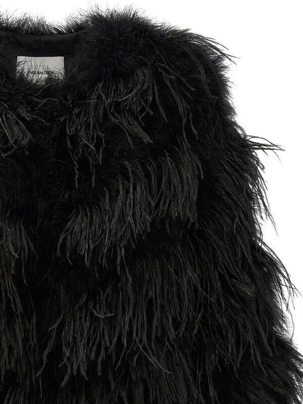 YVES SALOMON Feather Caban