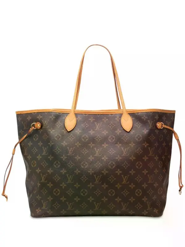 LOUIS VUITTON 2015 Monogram Neverfull Gm Tote Bag - Brown