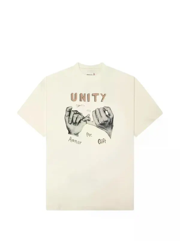 HONOR THE GIFT Unity Graphic-print T-shirt - Neutrals