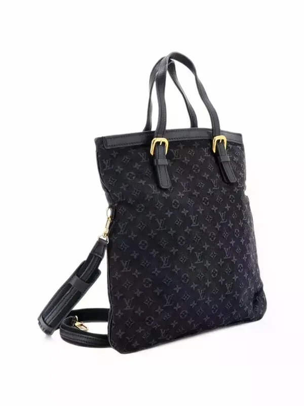 LOUIS VUITTON Francoise Handbag Mini Lin Tote Bag