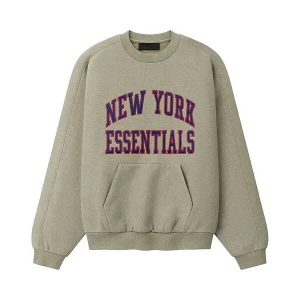 Fear Of God Giants 90s Relaxed Crewneck 'seal Heather