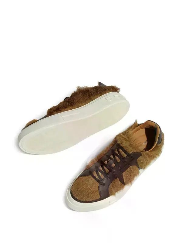 FERRAGAMO Hair-calf Leather Sneakers