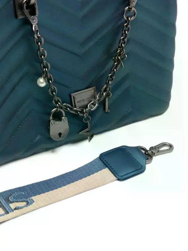 MARC ELLIS Medium Krissy Wave 27 Tote Bag - Blue