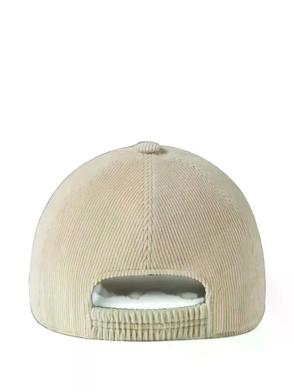 Zegna White Cashco Baseball Cap