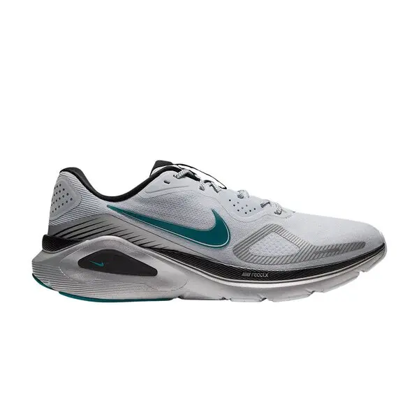 Nike Structure 26 Road 'football Black Metallic Silver Bright Spruce - Grey