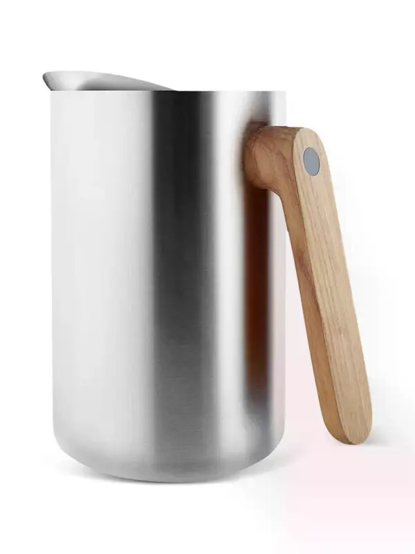 EVA SOLO Oak-handle Vacuum Jug - Silver