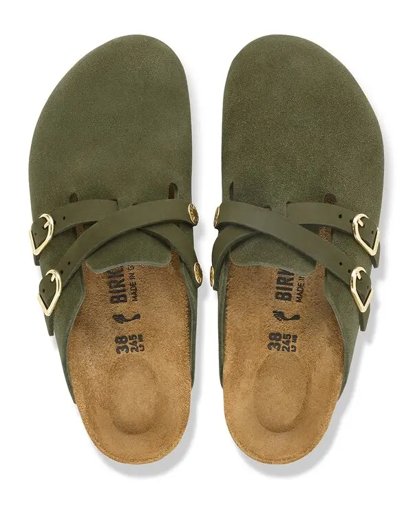 BIRKENSTOCK Blair Suede Clogs