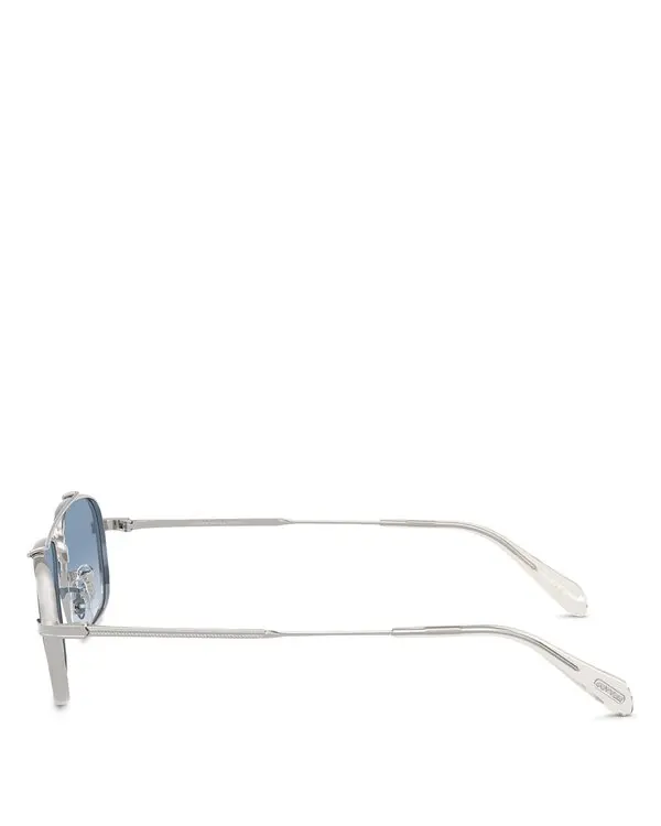 Oliver Spencer Caylor Rectangular Sunglasses, 52mm