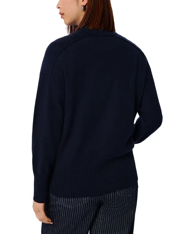 Whistles Cashmere Raglan Sleeve Sweater