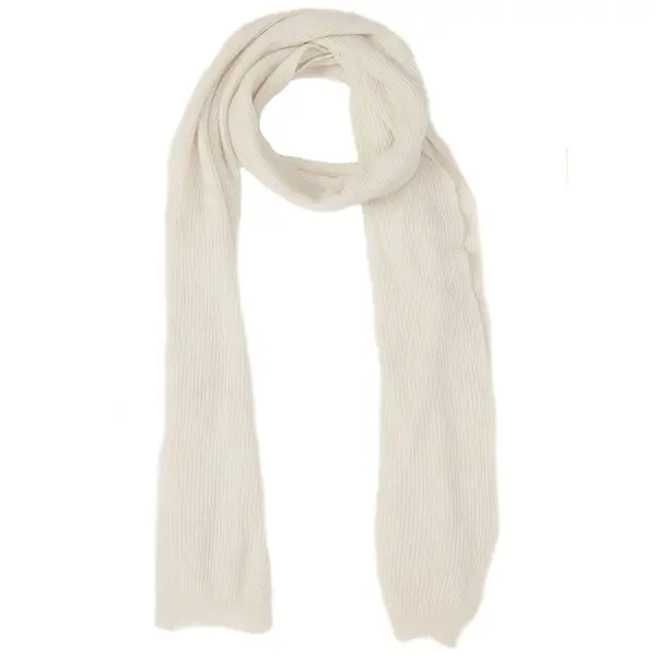 PERALUNA Nomi Cashmere Blend Scarf In Ecru - White