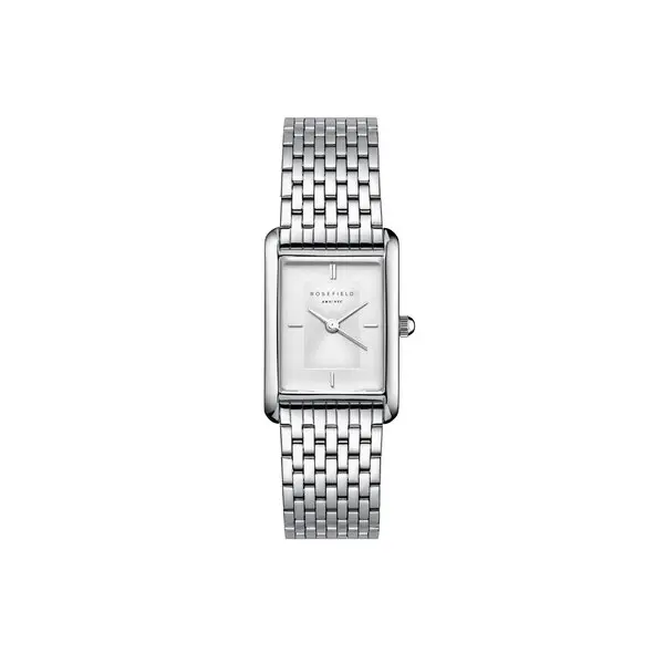 ROSEFIELD Steel Heirloom Watch White Dial