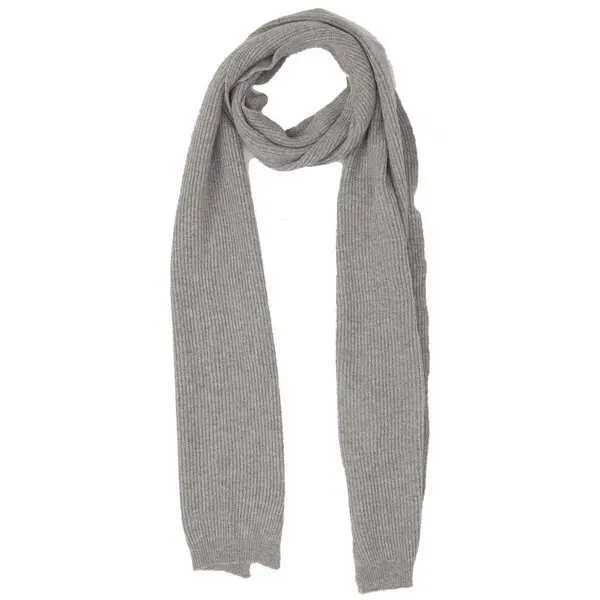 PERALUNA Nomi Cashmere Blend Scarf In Melange - Grey