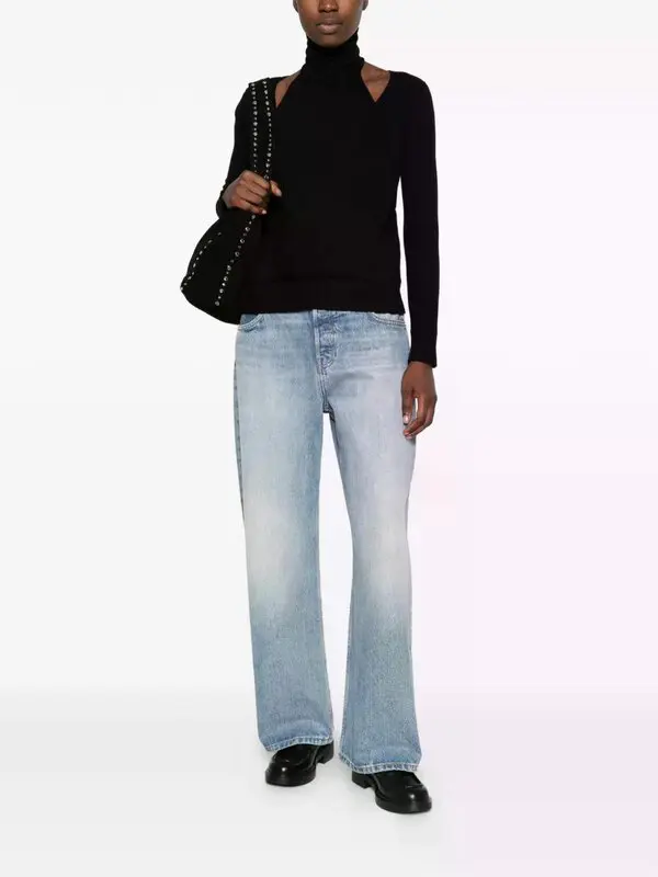 Gimaguas Cut-out Wrap-style Sweater