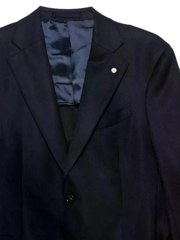 LUIGI BIANCHI MANTOVA Notched-lapel Single-breasted Blazer