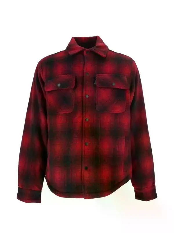 SCHOTT Check-pattern Overshirt Jacket