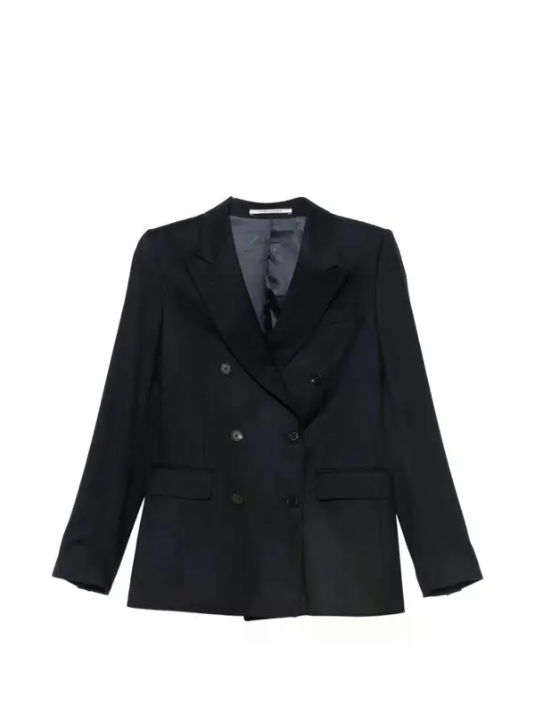 Tagliatore Double-breasted Peak-lapel Suit - Blue