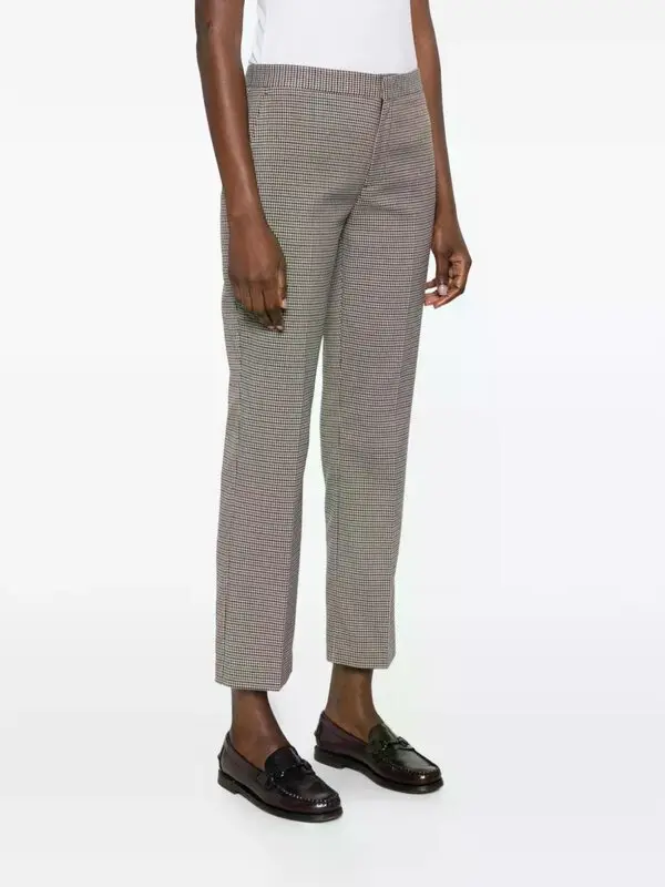 TWINSET Houndstooth-pattern Tailored Trousers