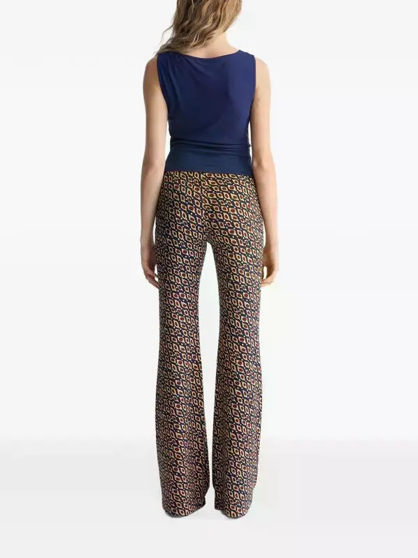 Diane Von Furstenberg Brooklyn Flared Trousers