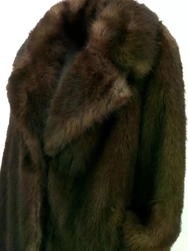 STAND STUDIO Journi Faux-fur Notch-lapel Coat