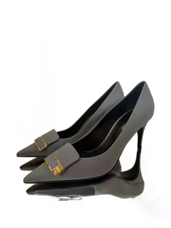 SERGIO ROSSI Logo-plaque Pointed-toe Pumps