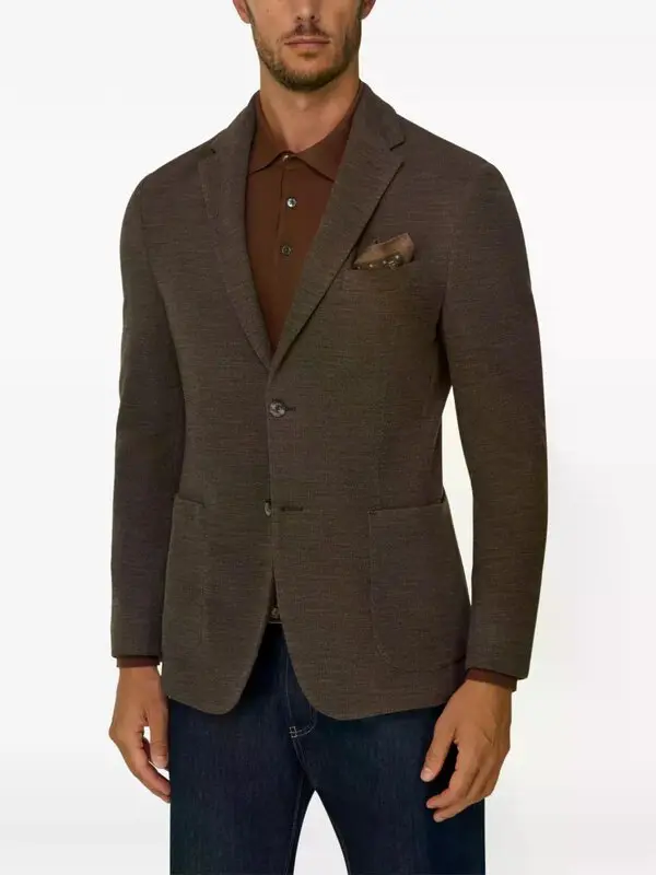 Boggi Milano Blazer Micro Structured Wool