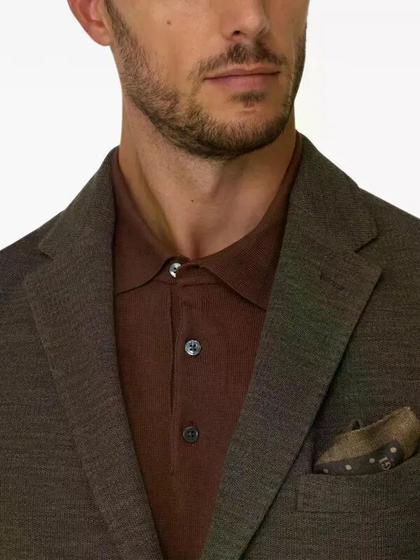 Boggi Milano Blazer Micro Structured Wool