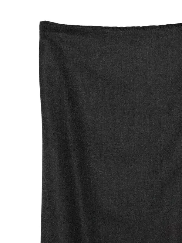 Dusan Sarong-style Flannel Skirt